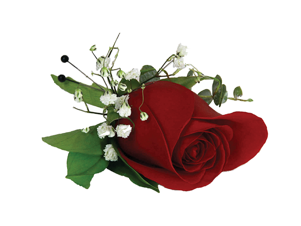 Single Rose Boutonniere