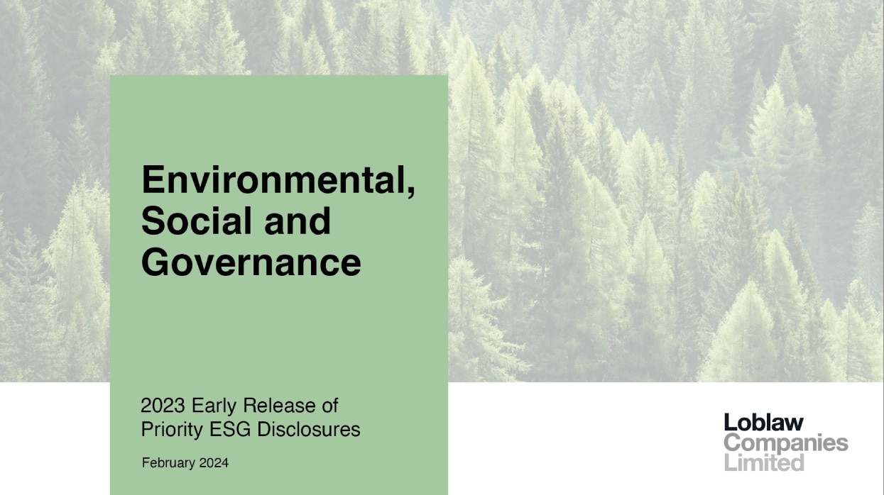 Reports and Data | Loblaw Companies Ltd.