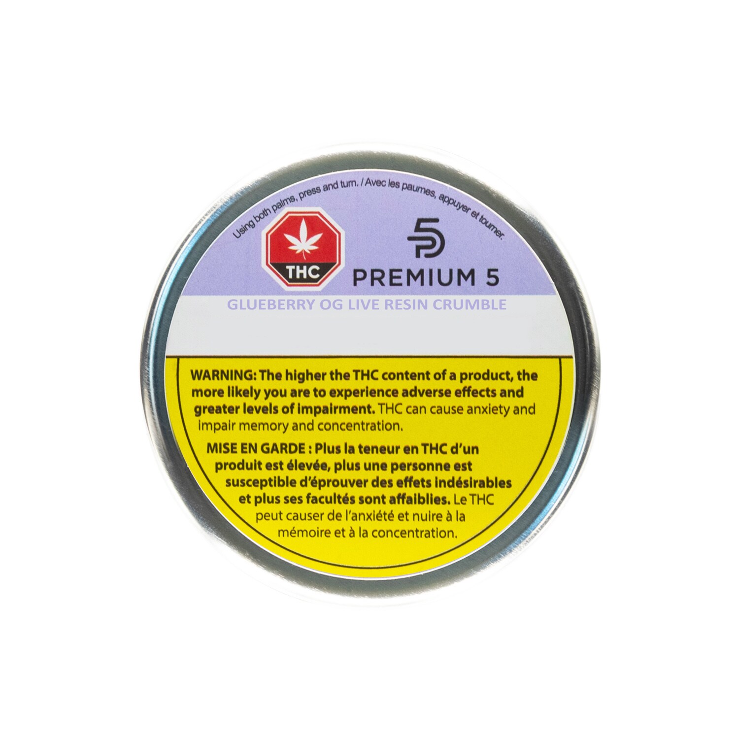 Premium 5 Glueberry OG Live Resin Crumble by Premium 5 | Medical ...