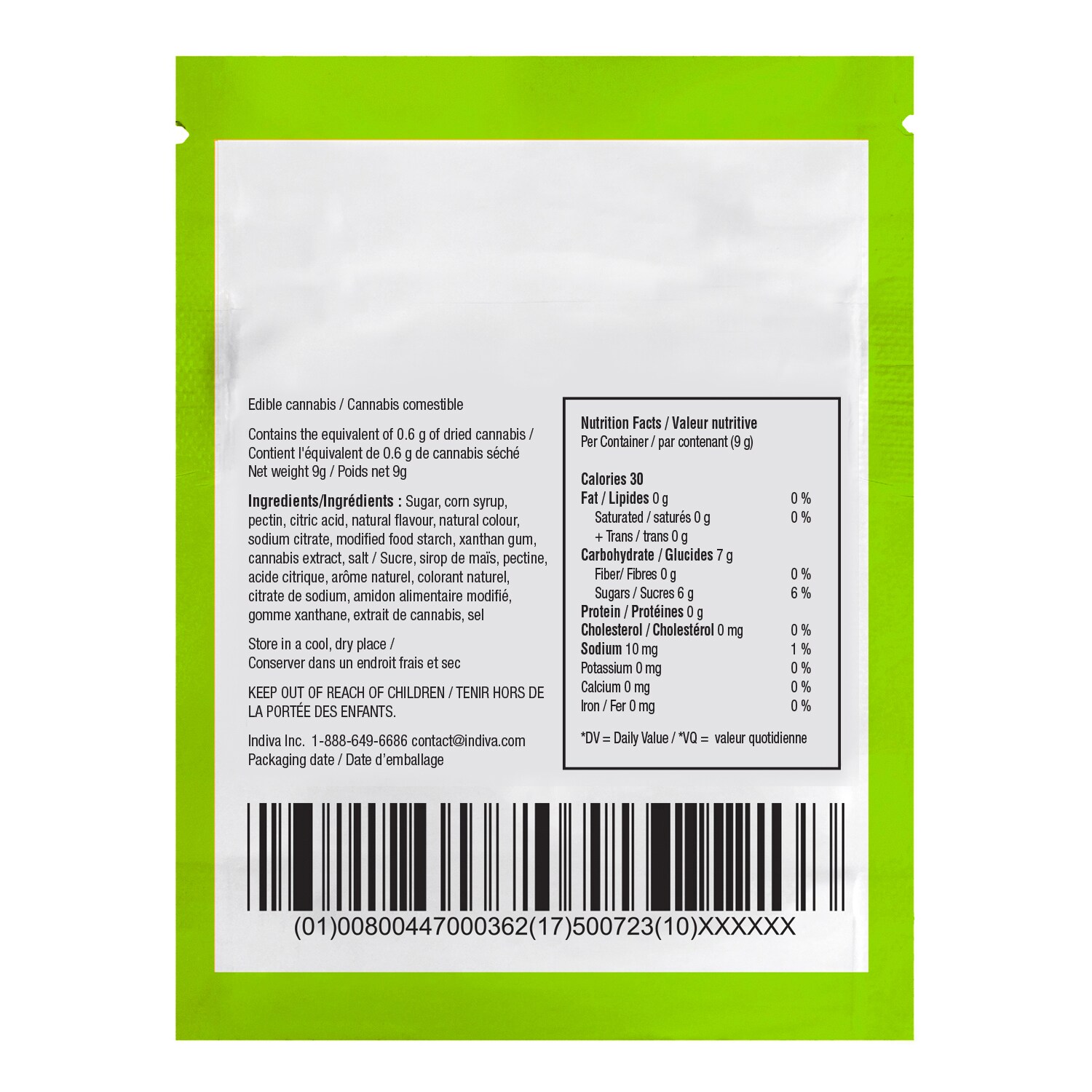 Wana (Indiva) Strawberry Lime Gummies by Wana | Medical Cannabis by ...