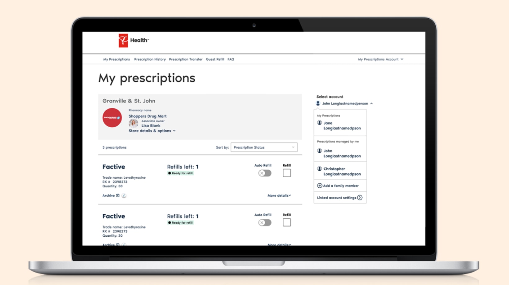 2. Connect to your Pharmacy