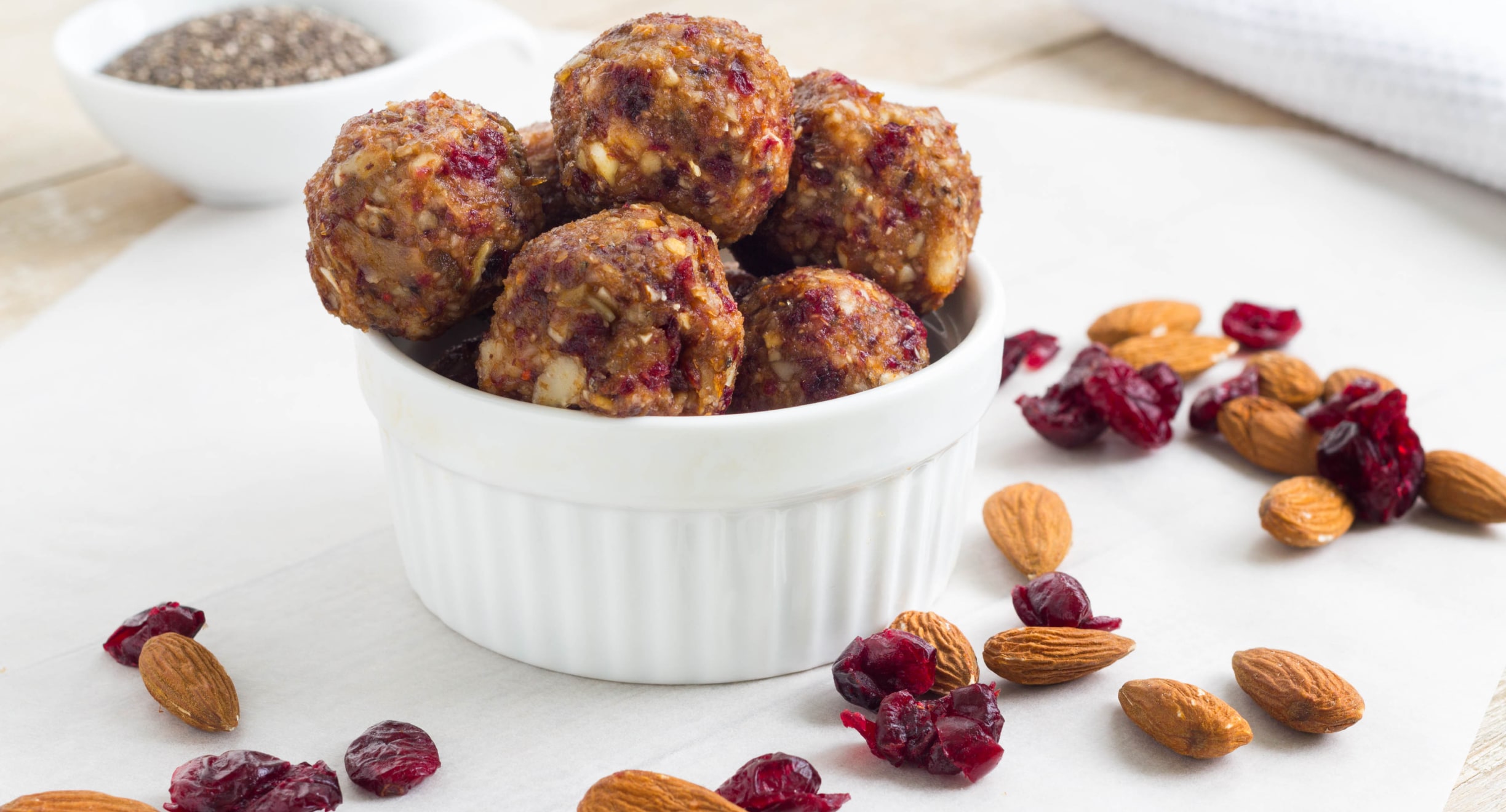 Cranberry Coconut Power Balls | No-Bake Snack for Steady Energy